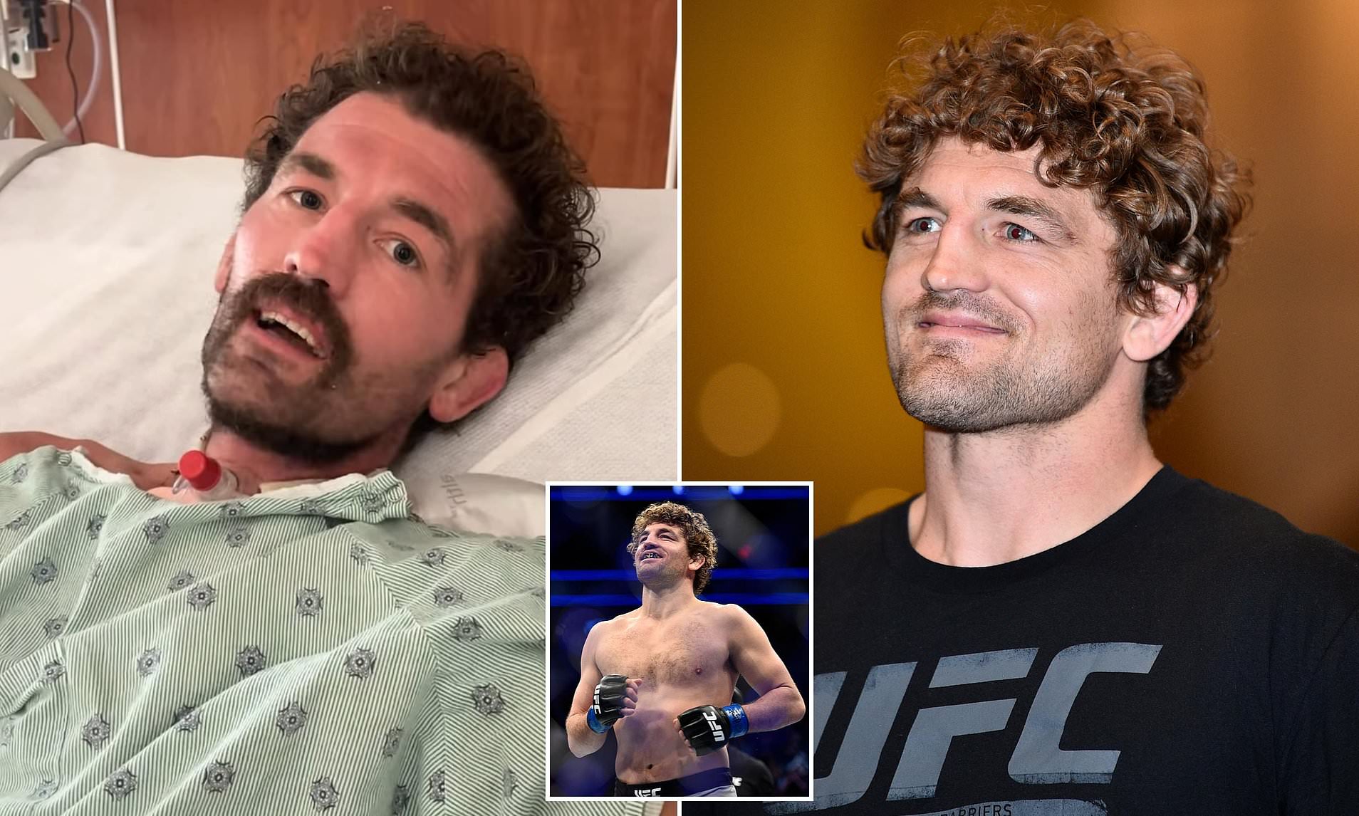 UFC icon Ben Askren breaks silence from his hospital bed after life ...