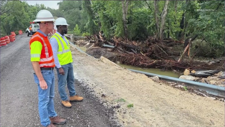 FM 1431 remains closed after flood destruction in Austin area