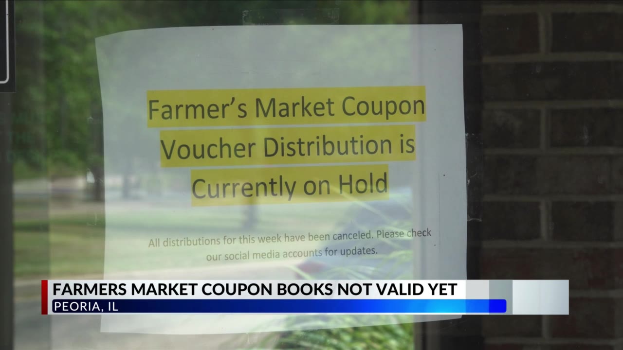 Farmers market coupon books not valid yet