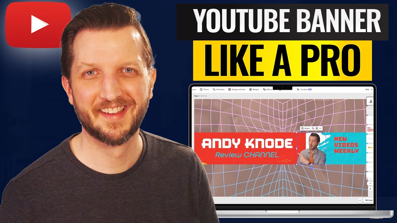 How to Make a YouTube Banner - Free YouTube Channel Art Tutorial