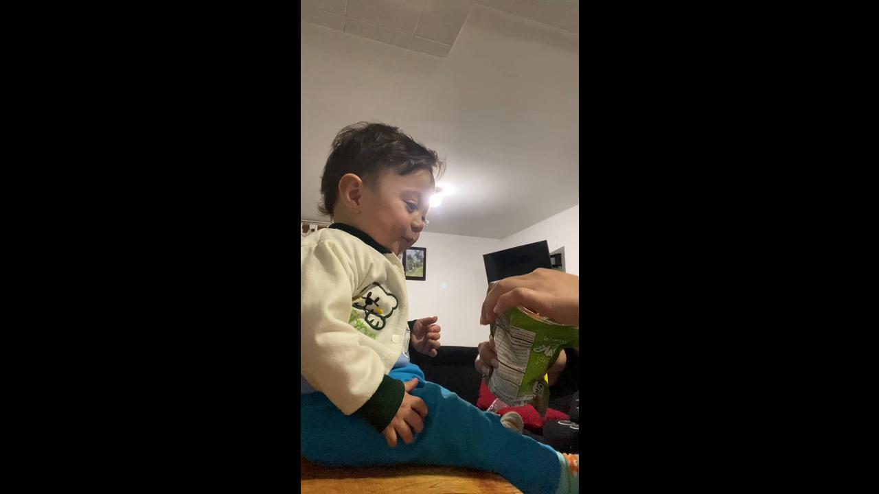 Kiddo Belly Laughs at Sour Peanuts