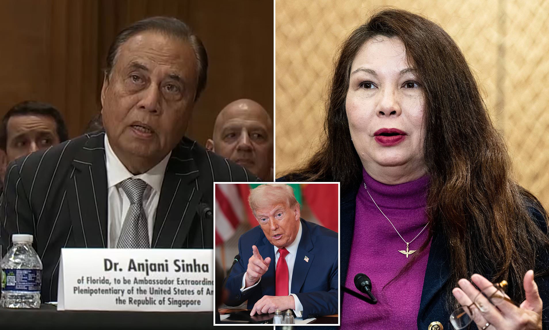 Moment Trump's pick for Singapore ambassador flubs simple query