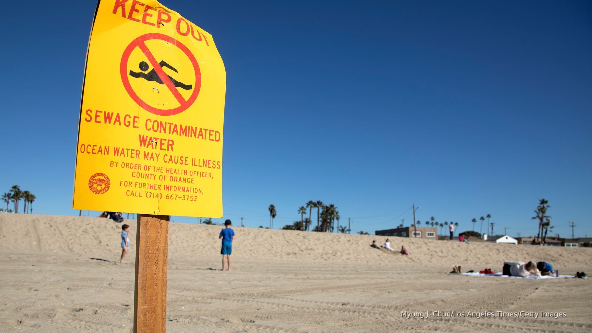 More than 60% of US beaches saw fecal contamination in 2024