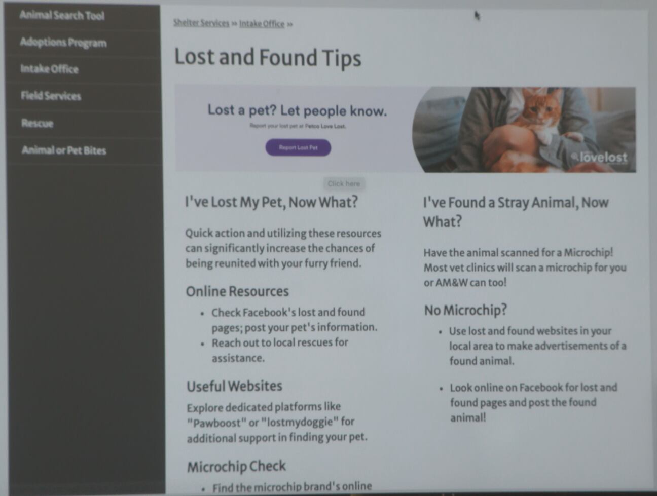 Amarillo Animal Management and Welfare partners with Petco Love Lost to ...