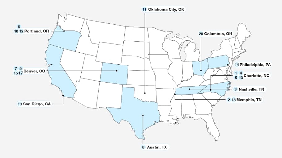 Map: American Cities With the Worst DMVs