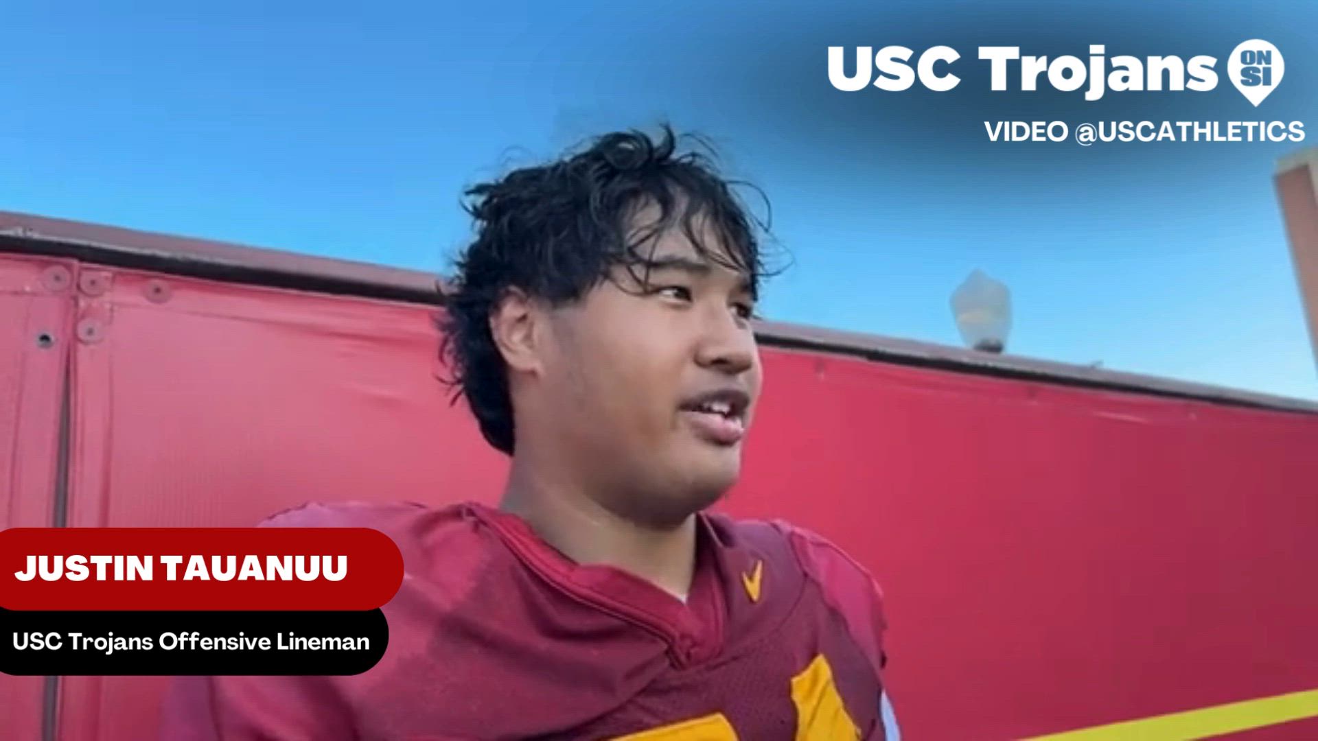 USC Trojans Offensive Lineman Justin Tauanuu Discusses How He Is More ...