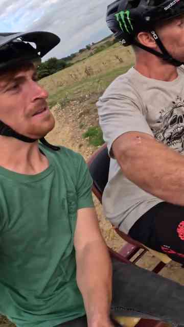 Dual-Seated Trike with Bars That Don’t Steer — Perfect for Maximum Fear!