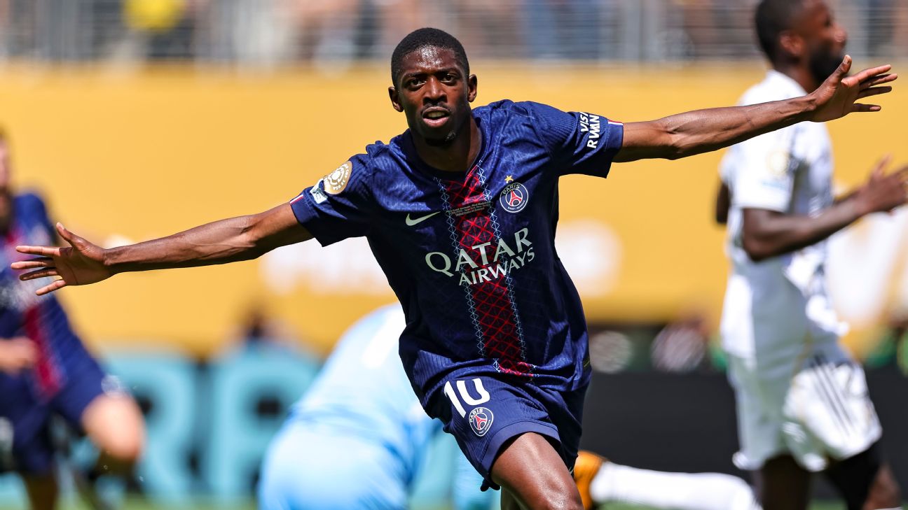 PSG bolstered by return of 'best player' Ousmane Dembélé