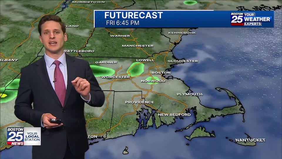 Boston 25 Wednesday Evening Weather Forecast