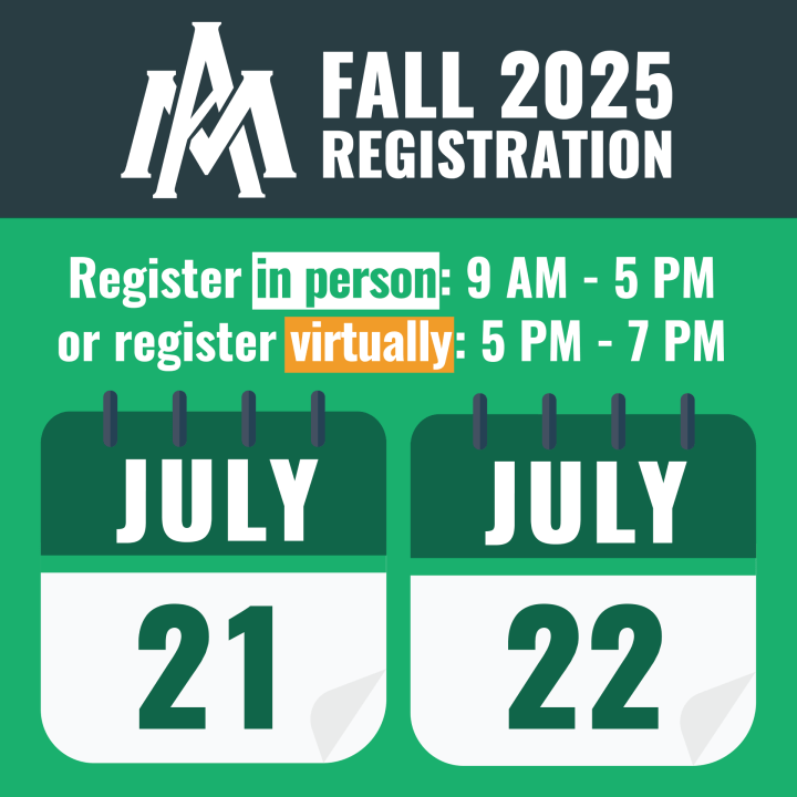 UAM to hold July in-person and virtual registration event for Fall 2025