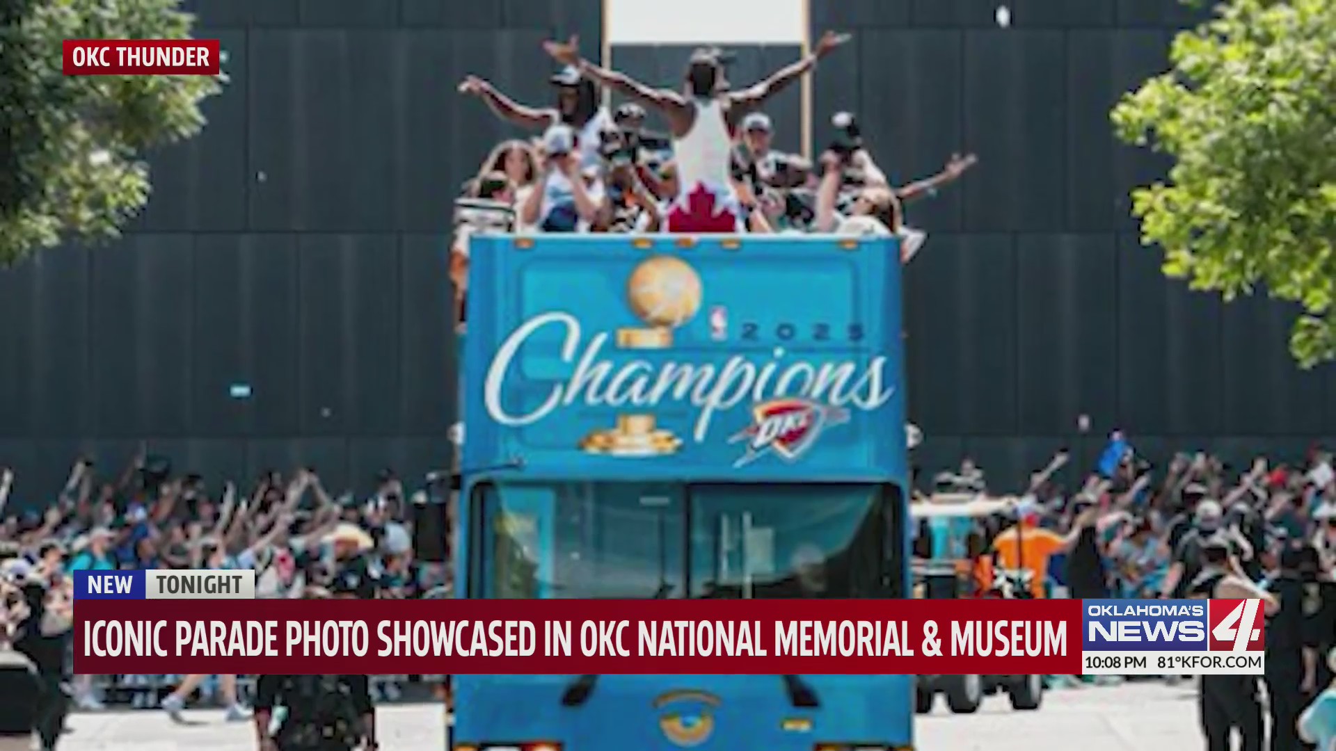 Iconic Parade photo showcased in OKC National memorial & museum