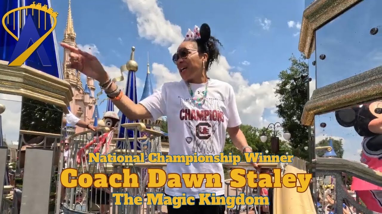 South Carolina Coach Dawn Staley Celebrates Historic Win at Walt Disney ...