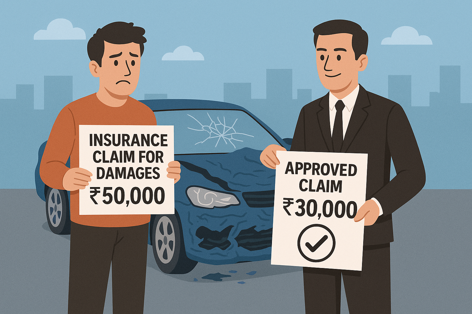 Got 25% lesser payment against car insurance claim for damaged motor ...