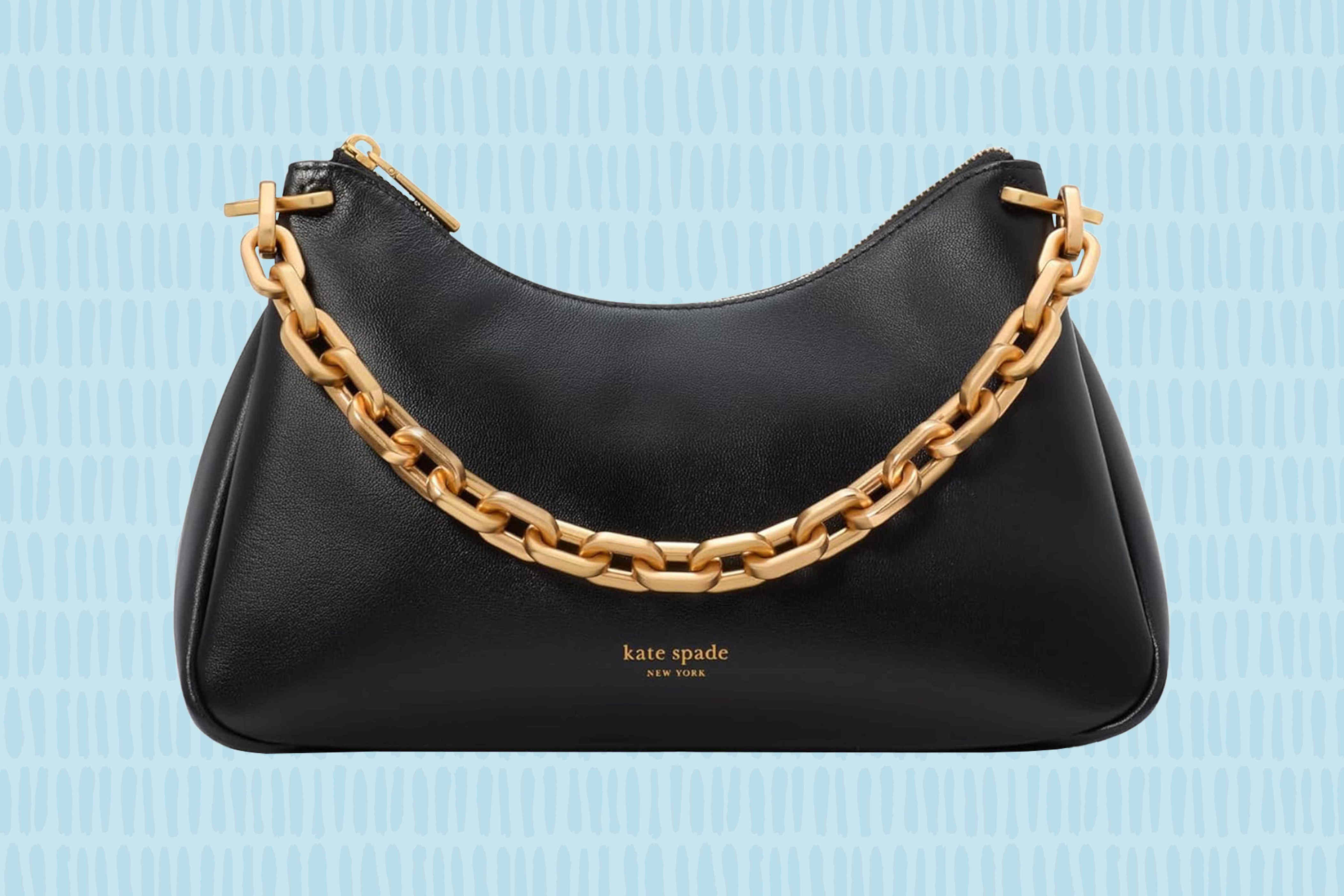This Sleek Kate Spade Shoulder Bag Has the Coolest Chain Detailing—and ...