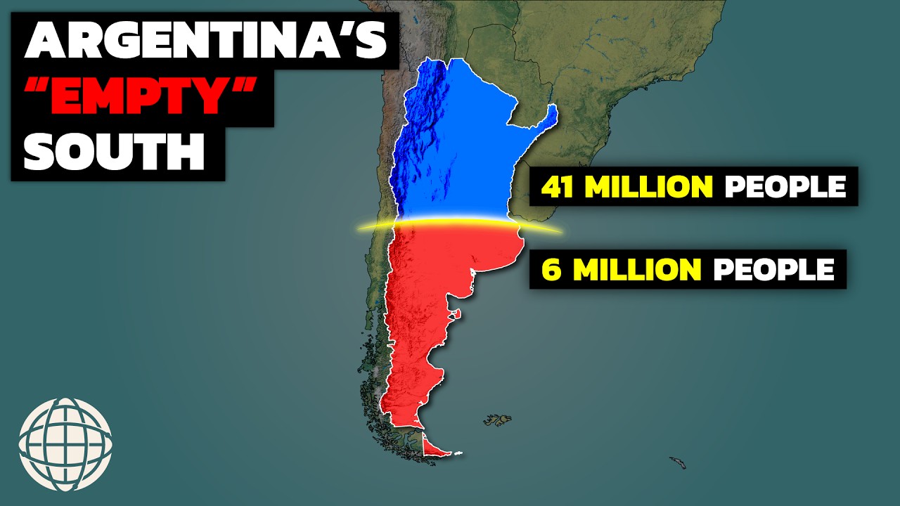 Why Almost Nobody Lives in the Southern Half of Argentina