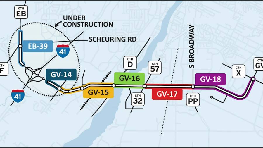 De Pere officials hold public hearing on part of South Bridge Connector ...