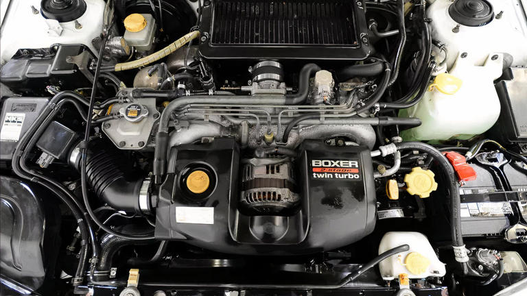 The Subaru Legacy Had The World's Only Twin-Turbo Four-Cylinder Boxer ...