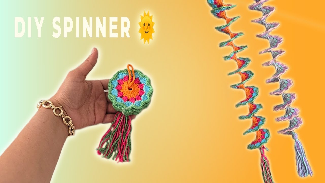 Easy Crochet Wind Spinner Tutorial — DIY Beginner Friendly