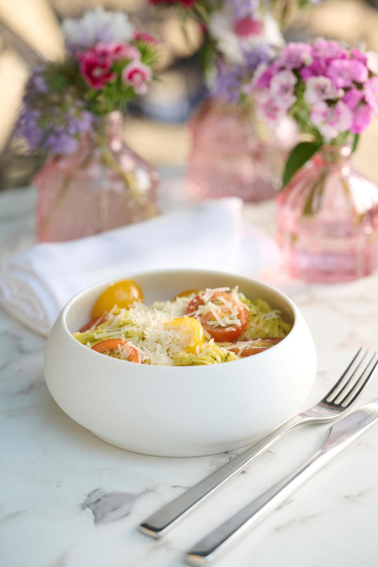 Uncover the culinary wonders of Fischer's summer terrace menu