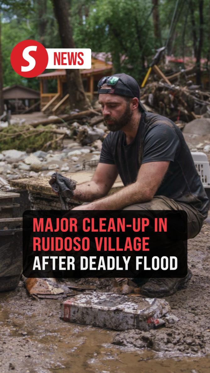 Major clean-up in Ruidoso village after deadly flood