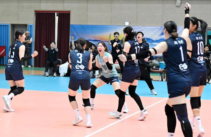 GS칼텍스, IBK 꺾고 프로배구 퓨처스 챔프전 우승…7전 전승