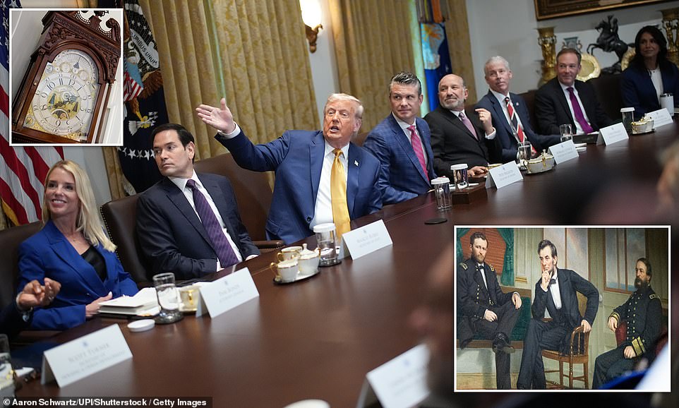 Trump unveils makeover of iconic White House room