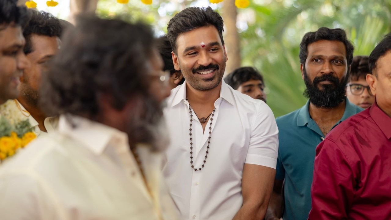 Dhanush begins filming for Vignesh Raja's D54 with customary puja. Pics