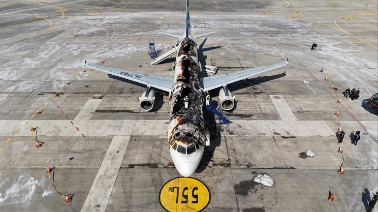 Air Busan plane destroyed in fire to be dismantled