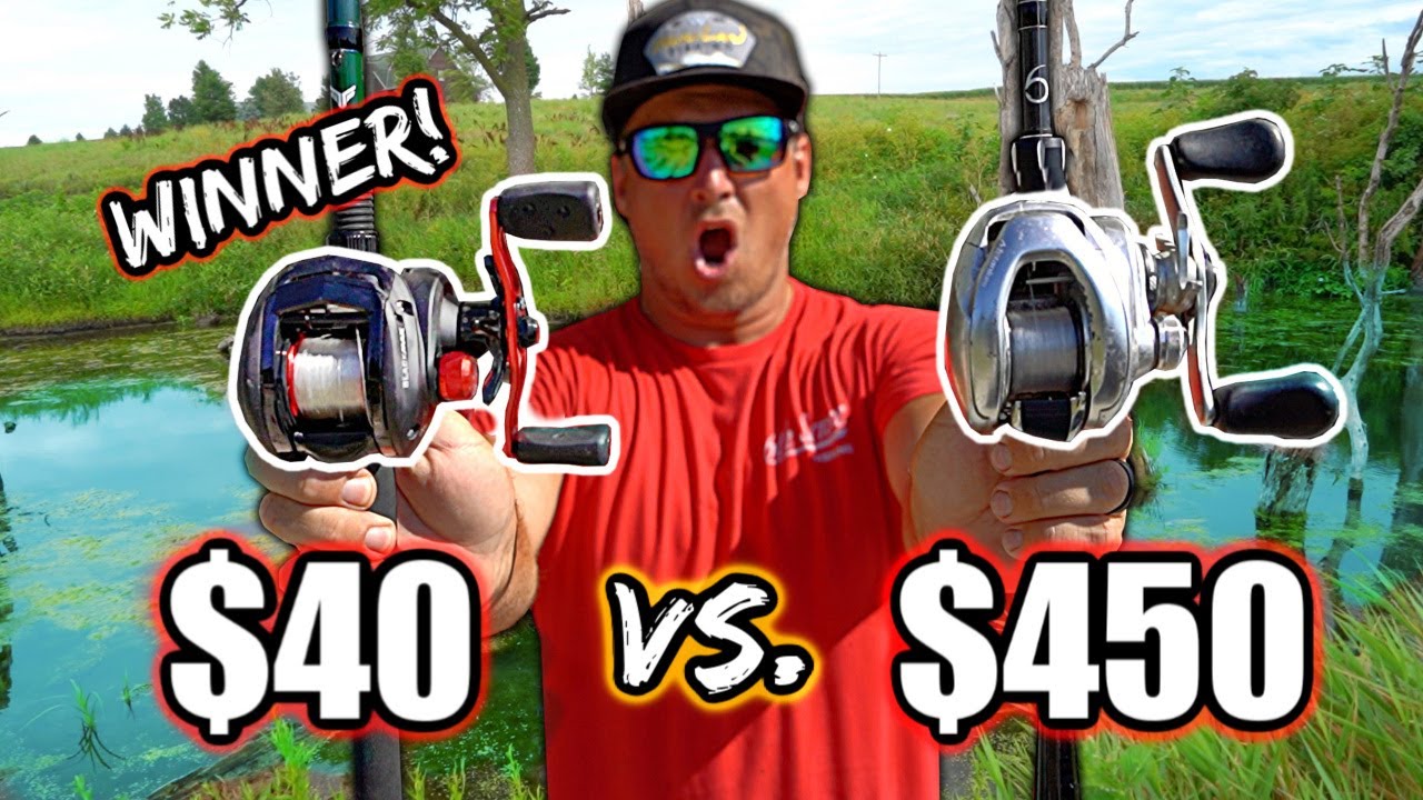 Can you tell if this 40 dollar baitcaster beats a 450 dollar reel?