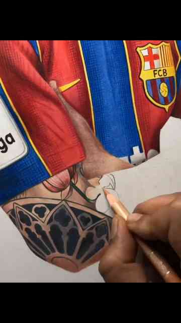 Drawing Lionel Messi