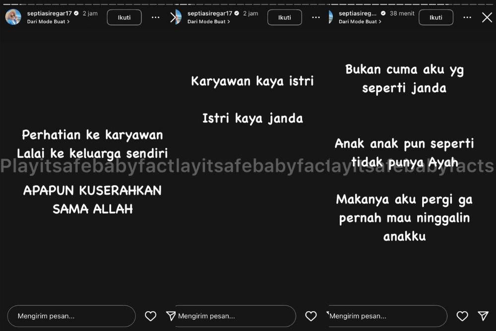 Sakit Hati, Septia Siregar Bongkar Perselingkuhan Putra Siregar