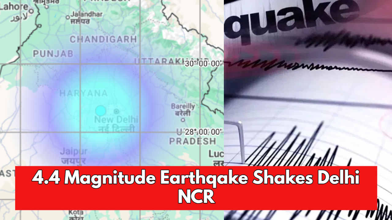Earthquake of magnitude 4.4 shakes Delhi; Strong tremors felt across NCR