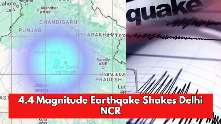 Earthquake of magnitude 4.4 shakes Delhi; Strong tremors felt across NCR