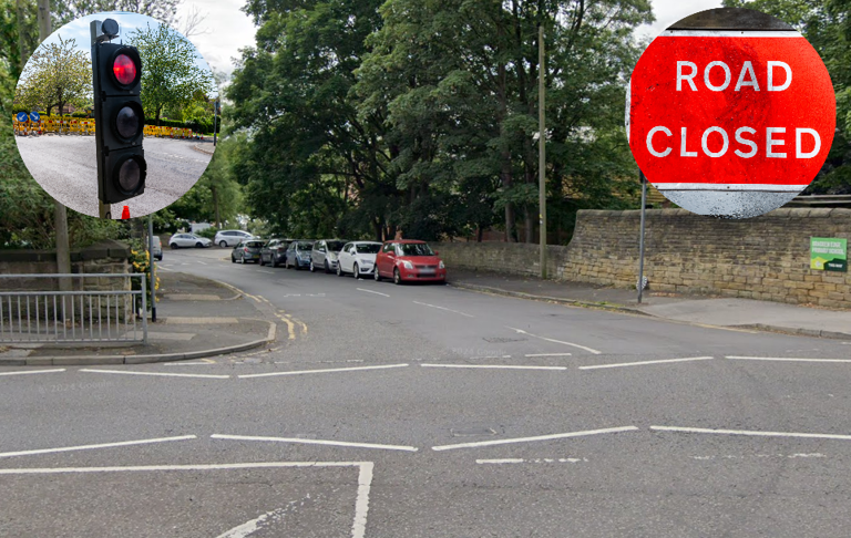 Chapeltown gas works: Road closure and temporary traffic lights as ...