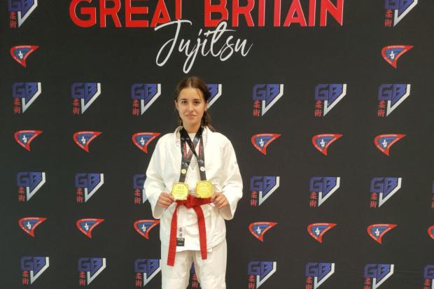 Teen crowned national champion after winning double gold at Jiu Jitsu ...