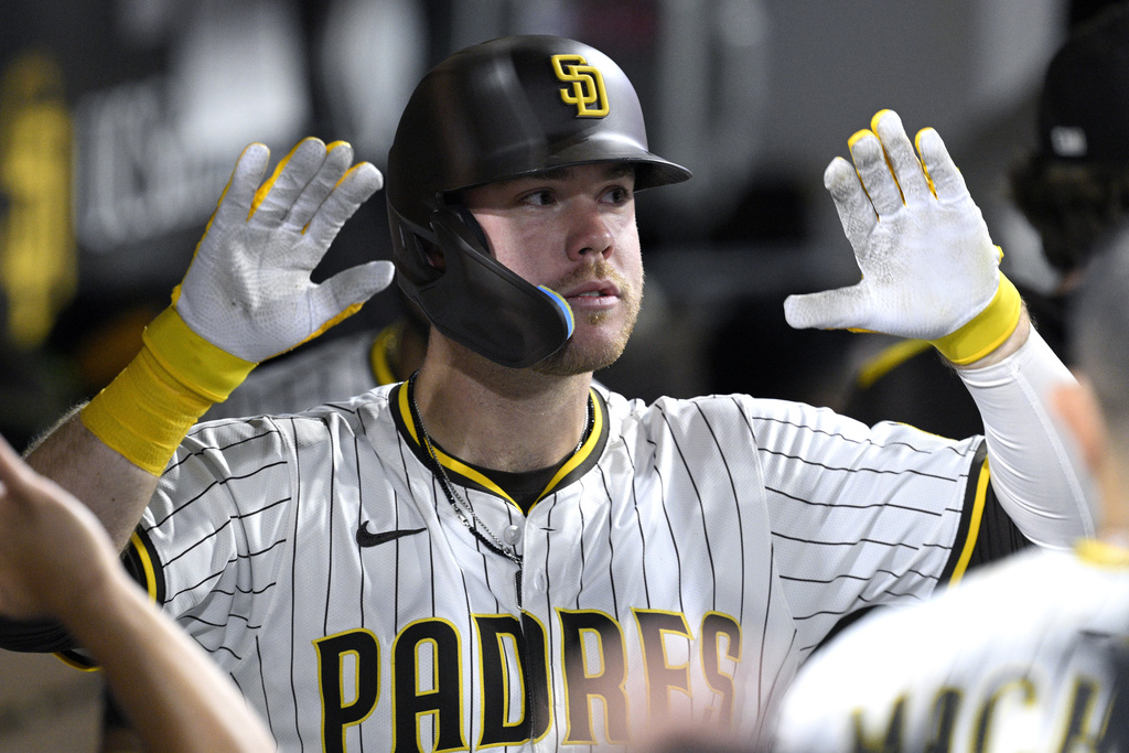 Perdomo hits grand slam, Pfaadt throws 8 innings to help the Diamondbacks beat the Padres