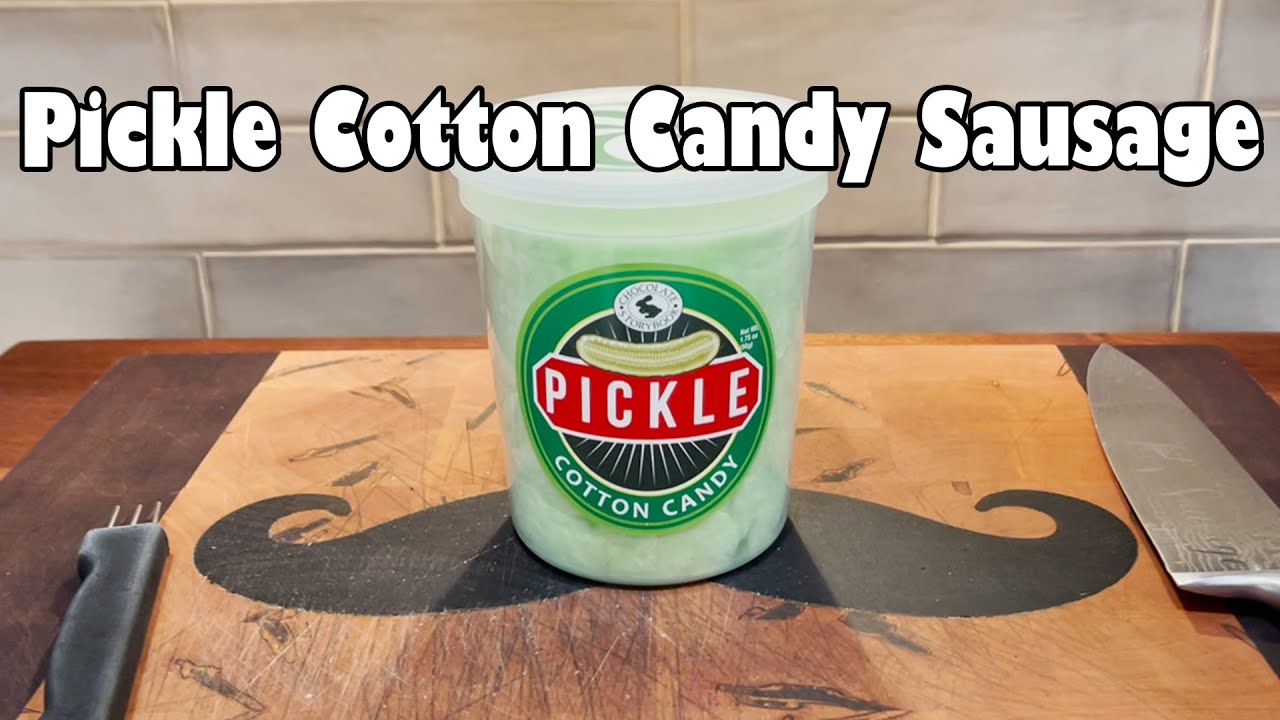 Pickle cotton candy sausage: The wild flavor you have to try