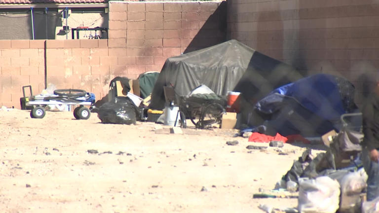 Southern Nevada homeless camping bans enforced in summer heat