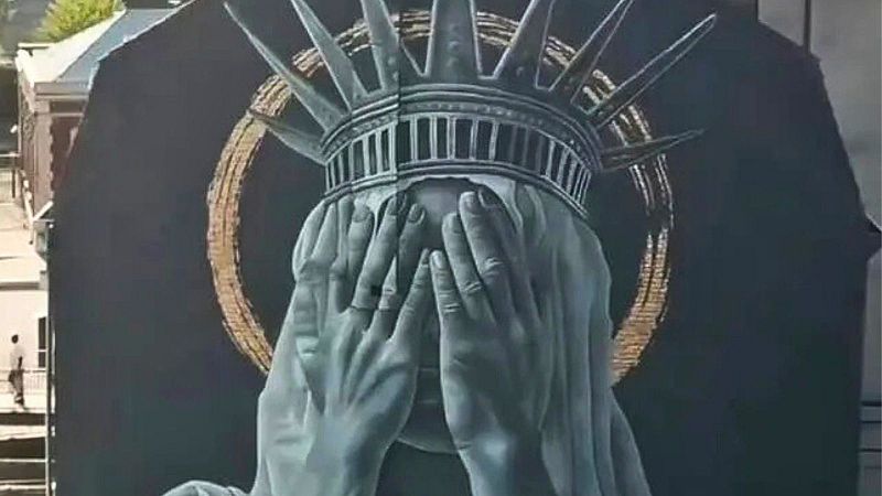 France's Lady Liberty artwork goes viral as a new Statue of Liberty ...
