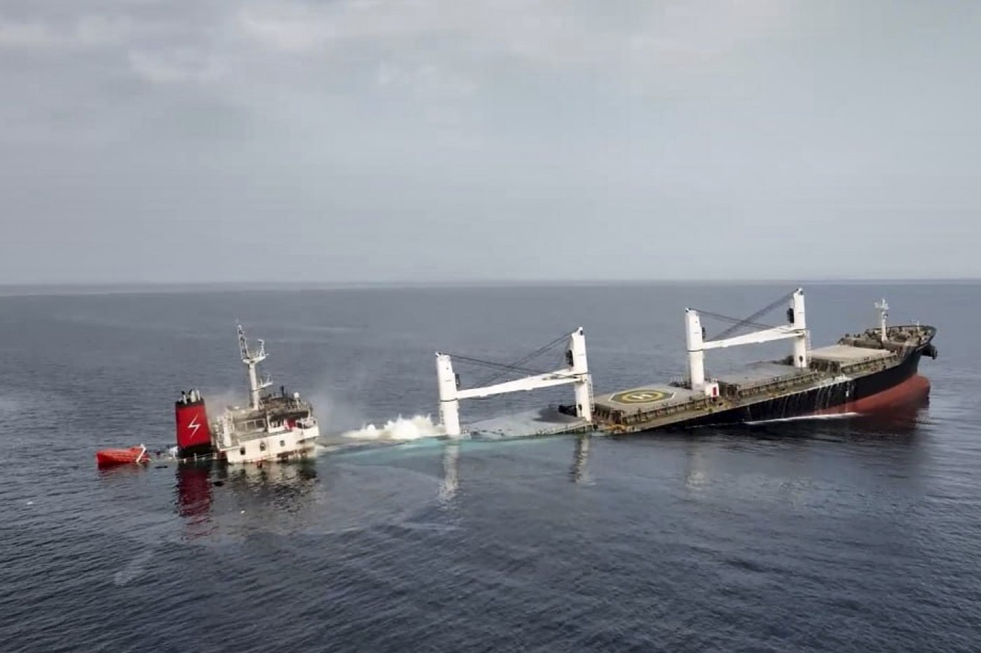 Rescuers search for missing crew from Red Sea attack as US alleges ...