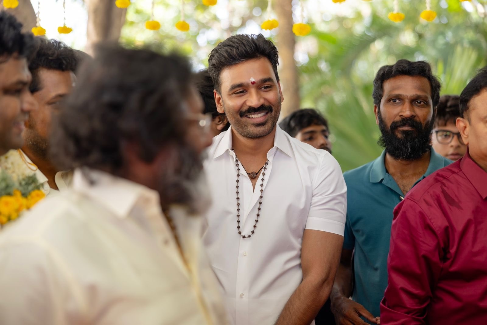 Dhanush begins filming for Vignesh Raja's D54 with customary puja. Pics