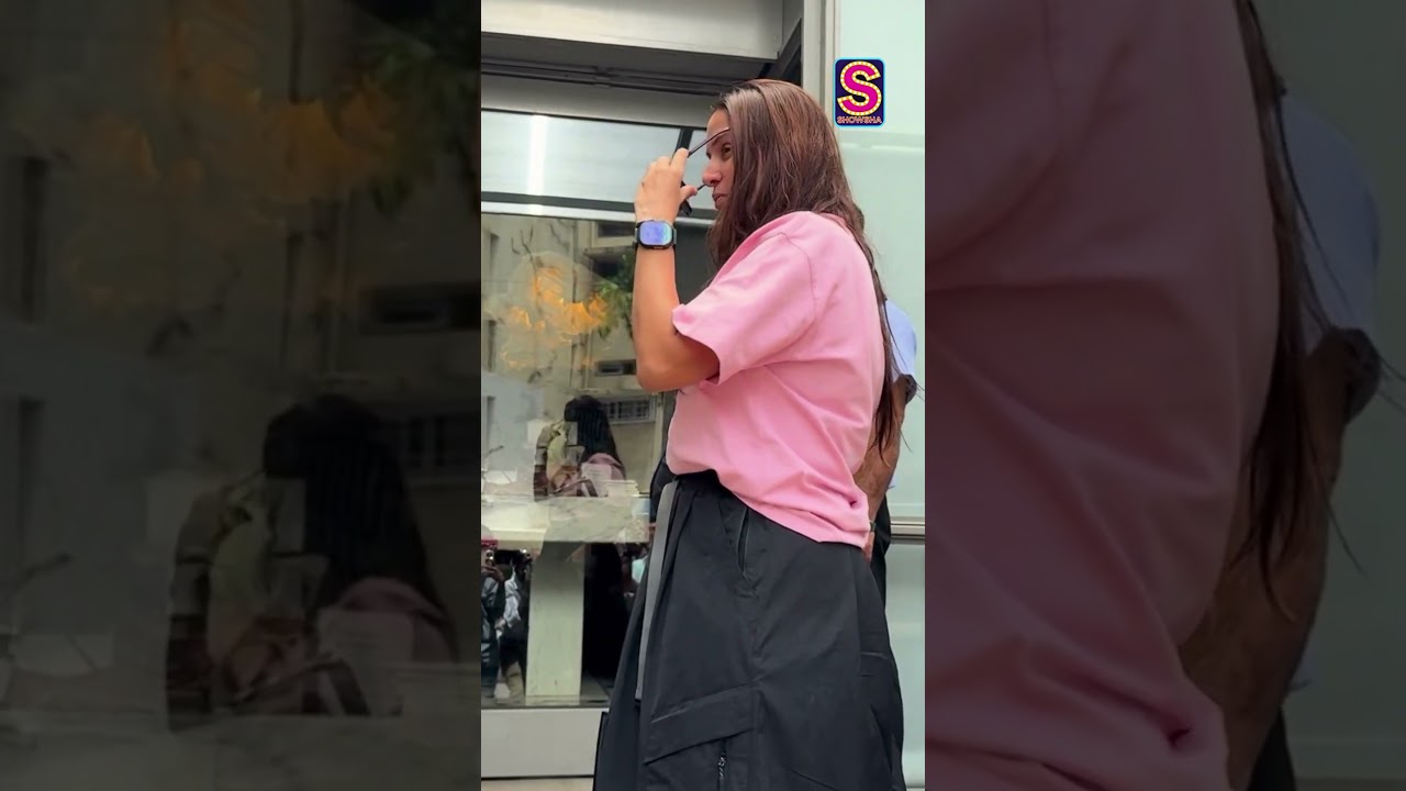 Channeling Her Inner-Chanel: Neha Dhupia Poses For Paps In The City!