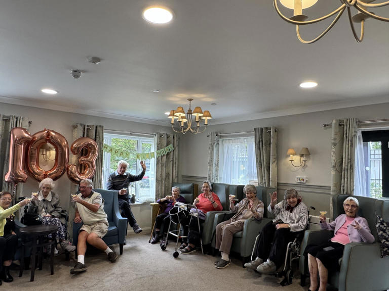 ‘Red wine and fresh air’ – 103-year-old Harborough centenarian shares ...