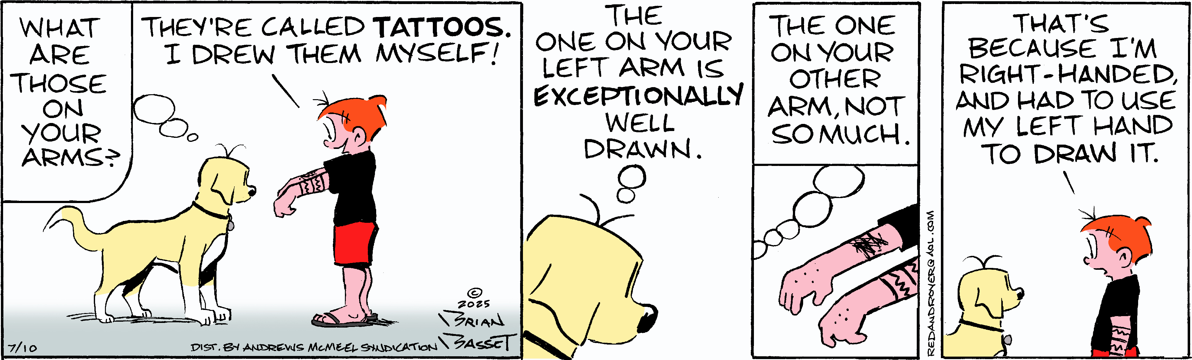 Red and Rover by Brian Basset