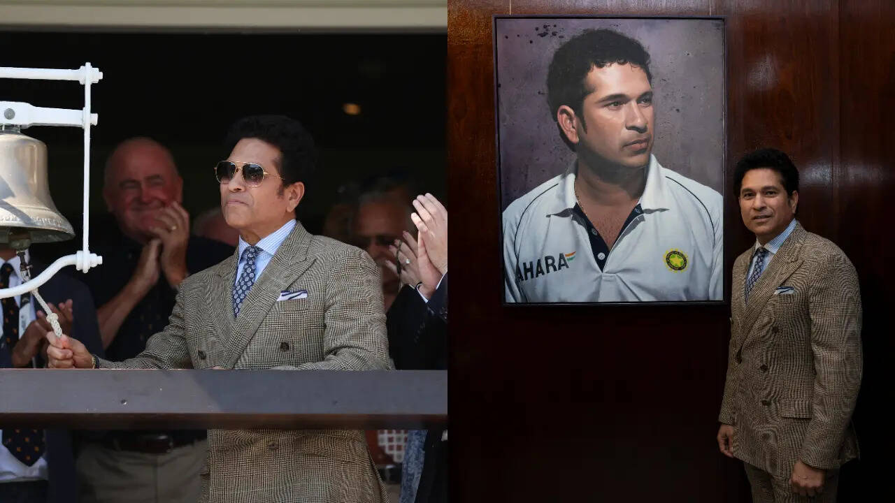 Sachin Tendulkar Rings Iconic Bell At Lord's, Honoured With Stunning ...