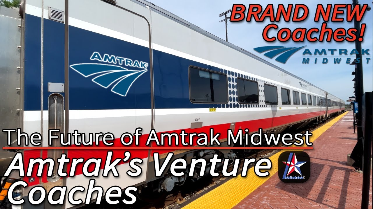 Amtrak's brand new Venture coaches! The future of Amtrak on the ...
