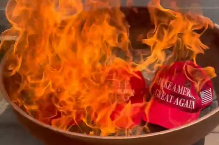 MAGA hats burn as Trump faces major backlash from his own supporters
