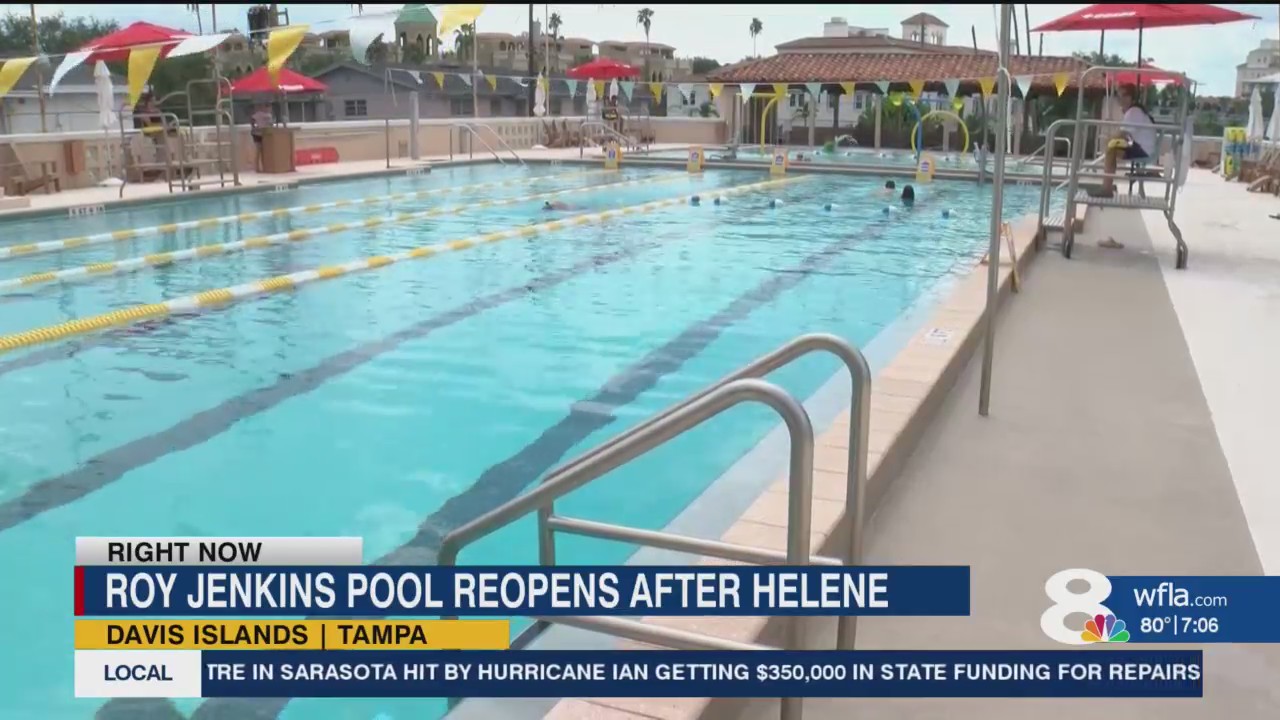 Roy Jenkins Pool reopens after severe damage from hurricanes