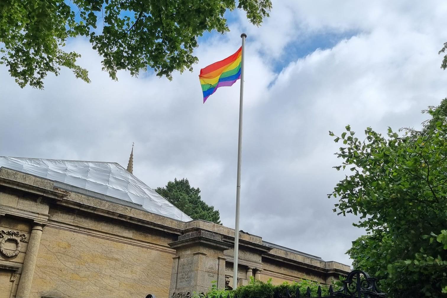 Unauthorised Rainbow Pride flag removed from Kettering flagpole in ...