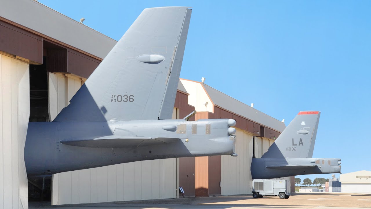 The precision methods used by the US Air Force to park its largest aircraft